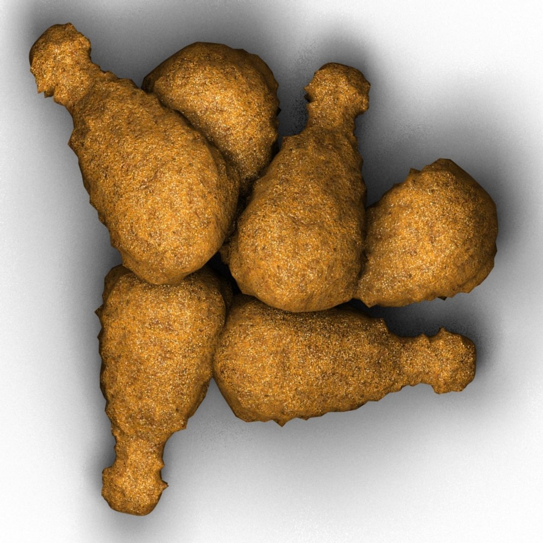 3d Model Fried Chicken