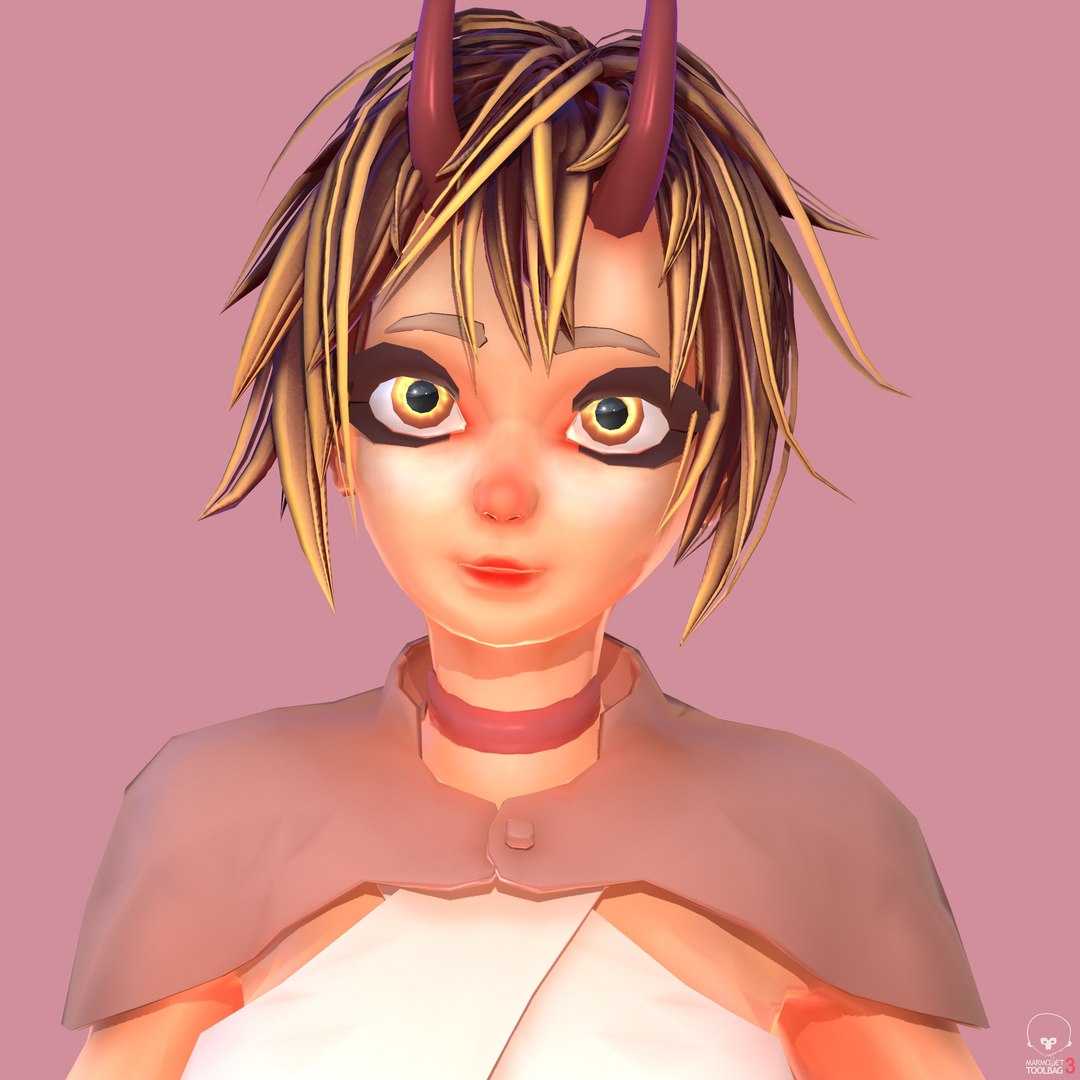 3D Demon Girl Model - TurboSquid 1450622