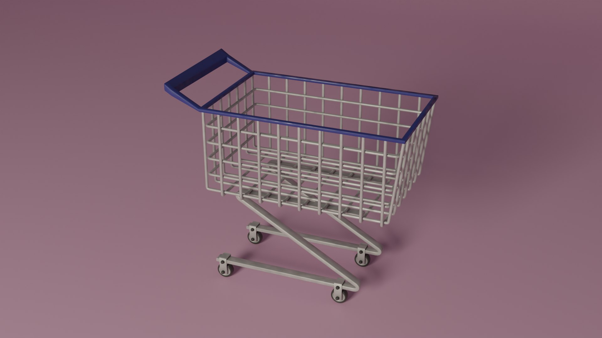 3D Model Shopping Cart - TurboSquid 2005235