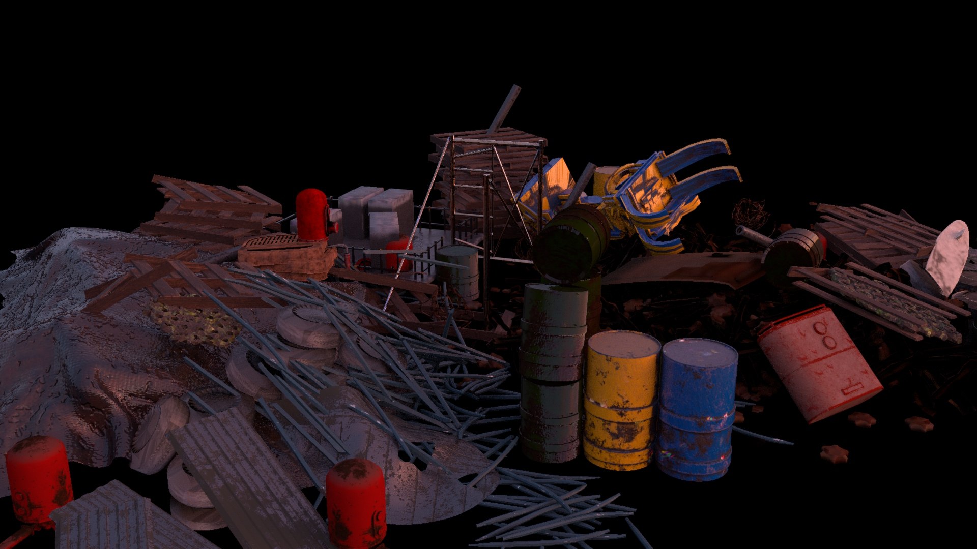 3D Pile Trash - TurboSquid 1238143