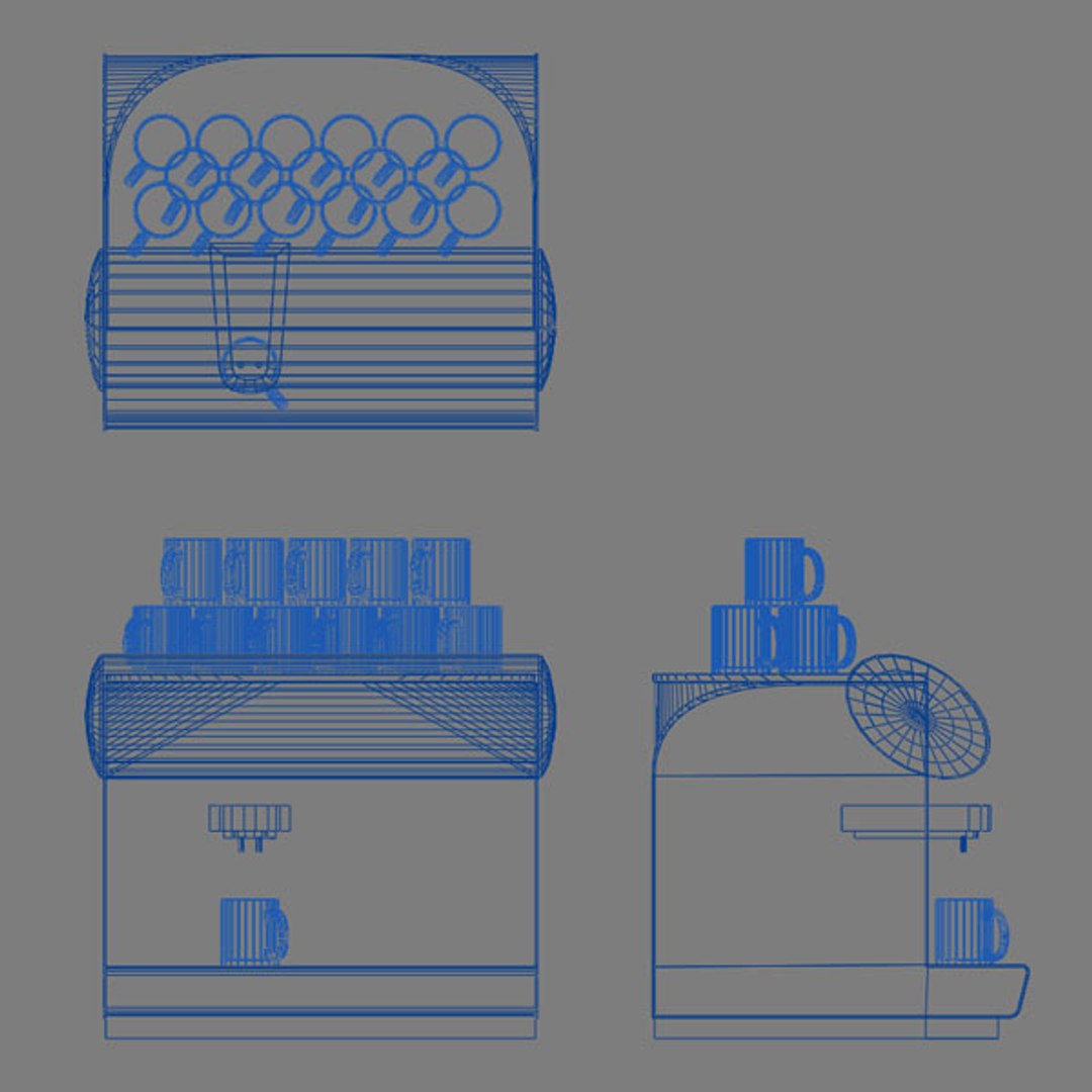 Coffee Machine 3d Model