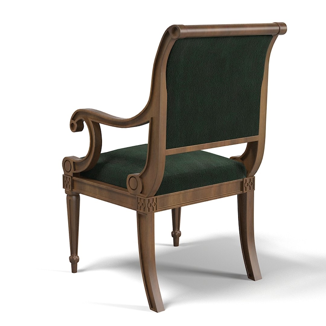 3d Model Classic Chair Stool