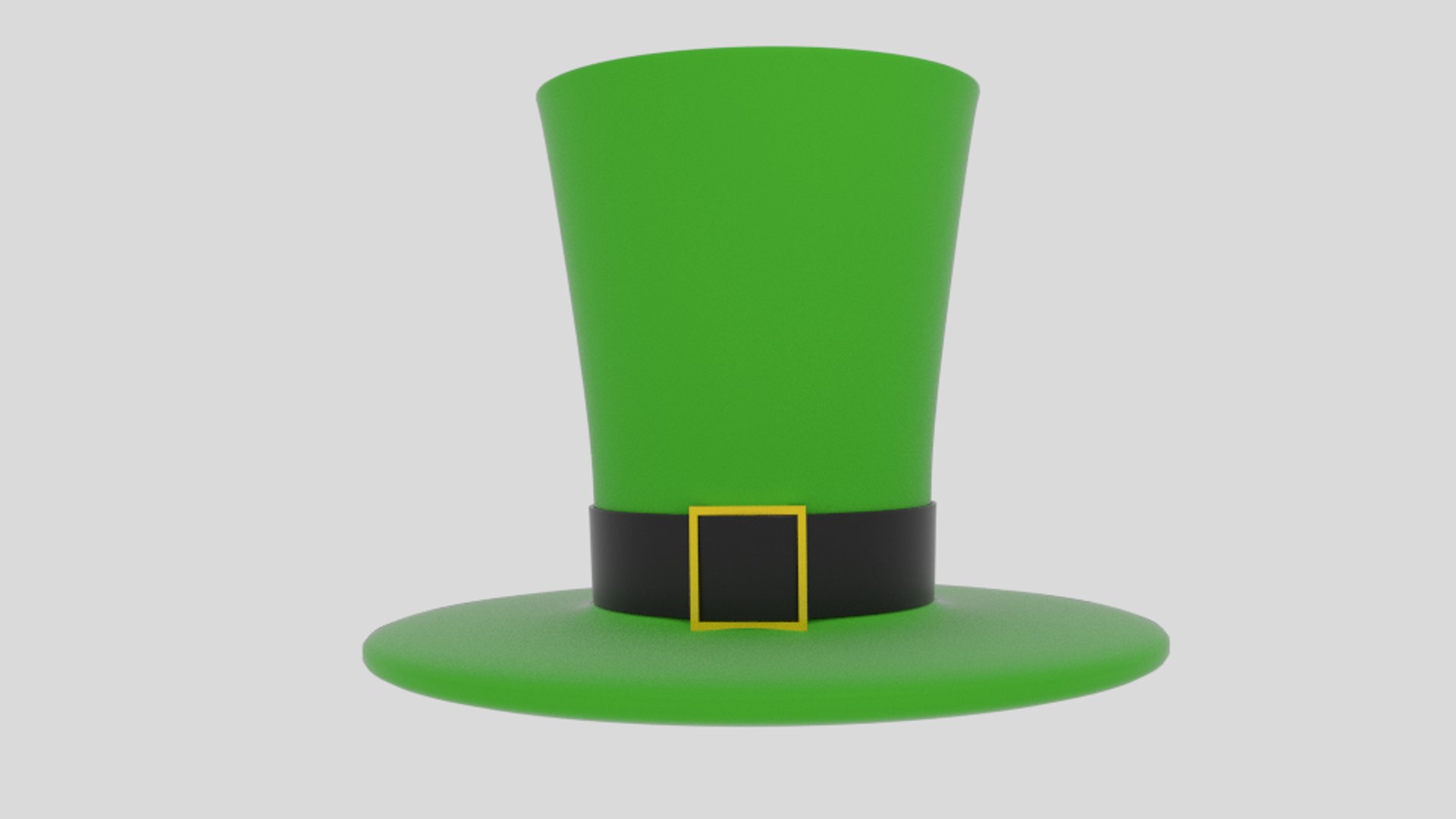 3d wacky leprechaun hat model