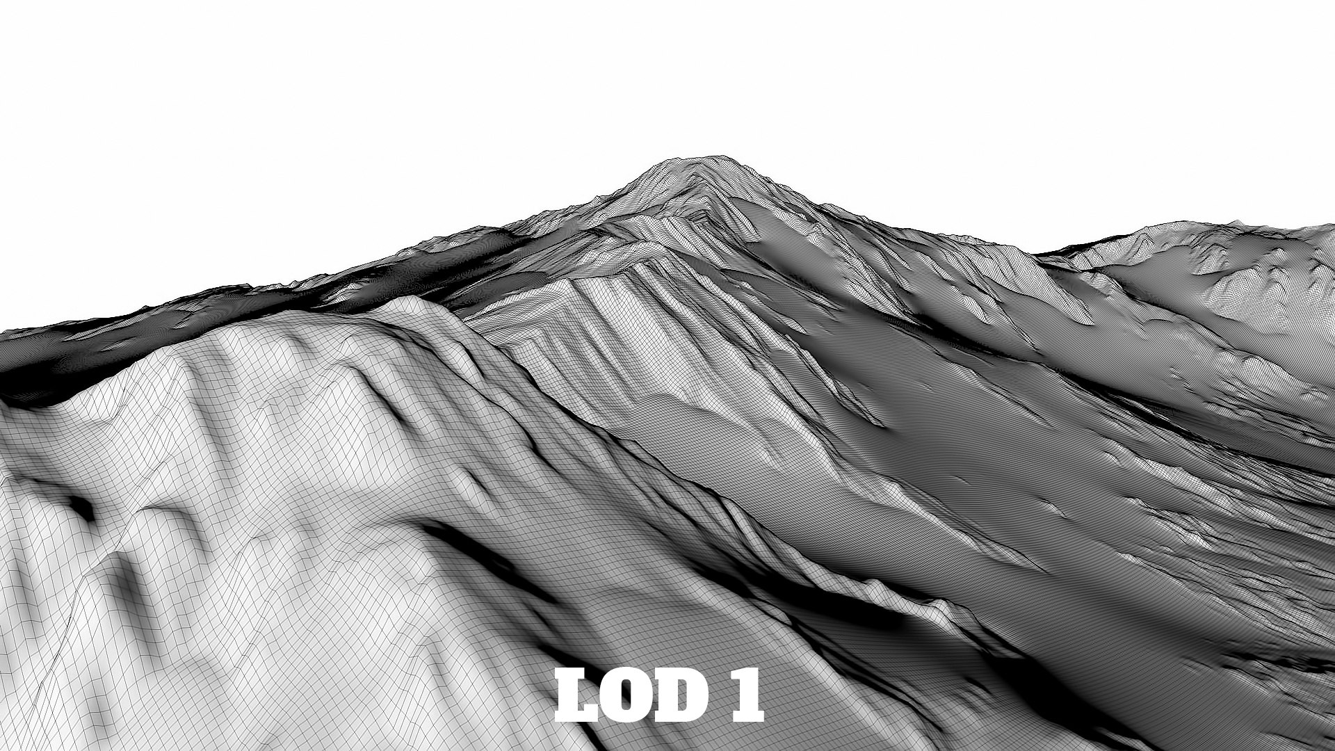 3D Model Highlands Relief With Snow - TurboSquid 1943681