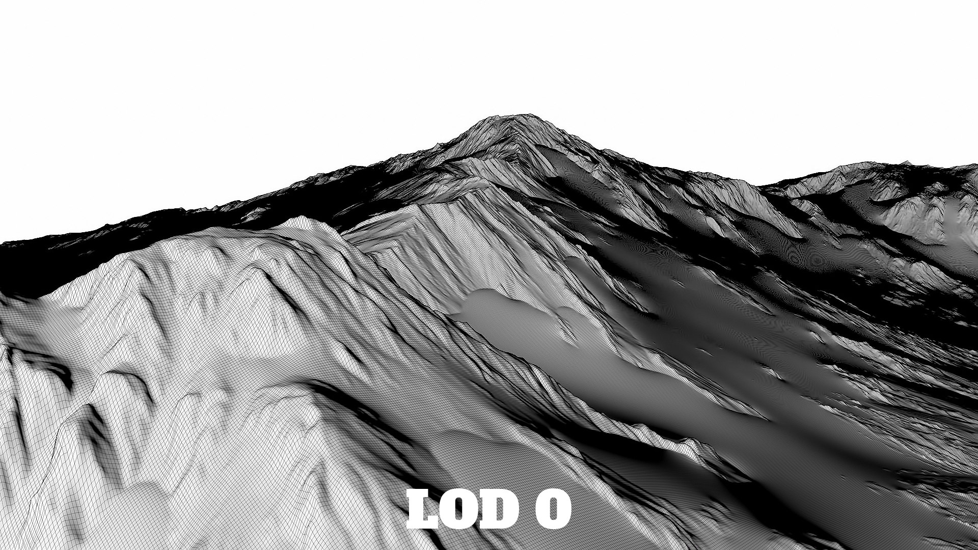3D Model Highlands Relief With Snow - TurboSquid 1943681
