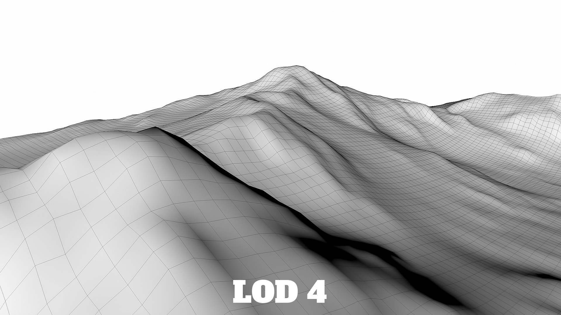 3D Model Highlands Relief With Snow - TurboSquid 1943681