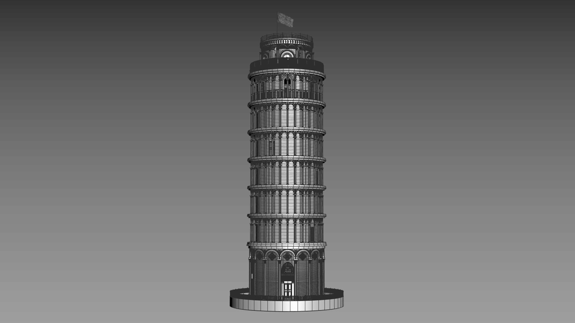 3D Pisa Tower Model - TurboSquid 1912244