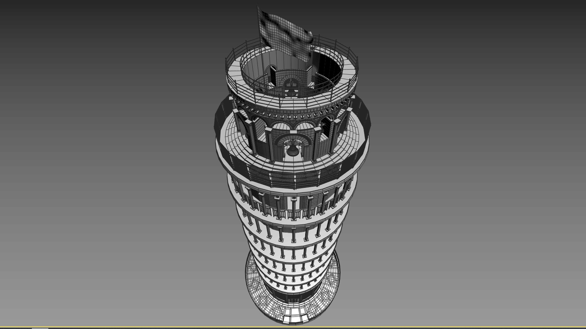 3D Pisa Tower Model - TurboSquid 1912244