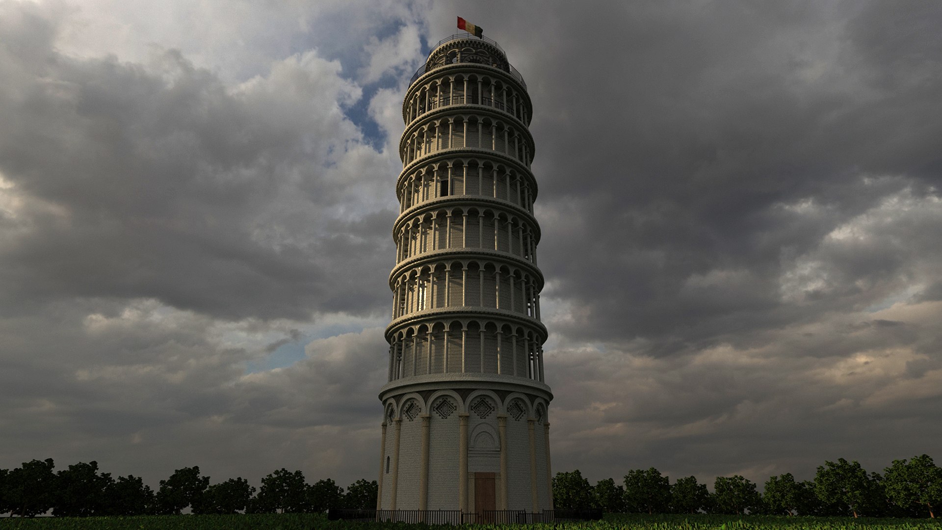 3D Pisa Tower Model - TurboSquid 1912244