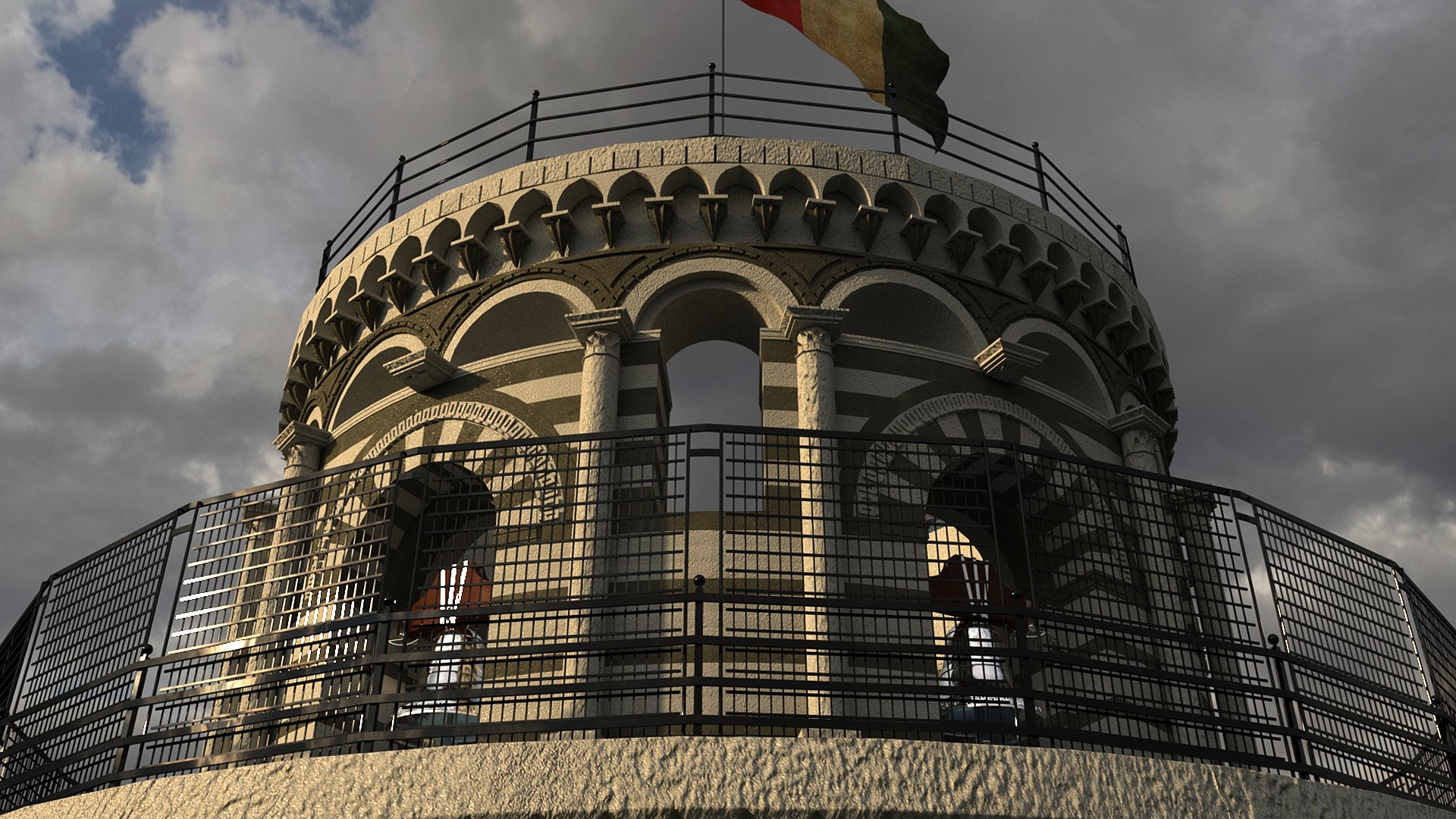 3D Pisa Tower Model - TurboSquid 1912244