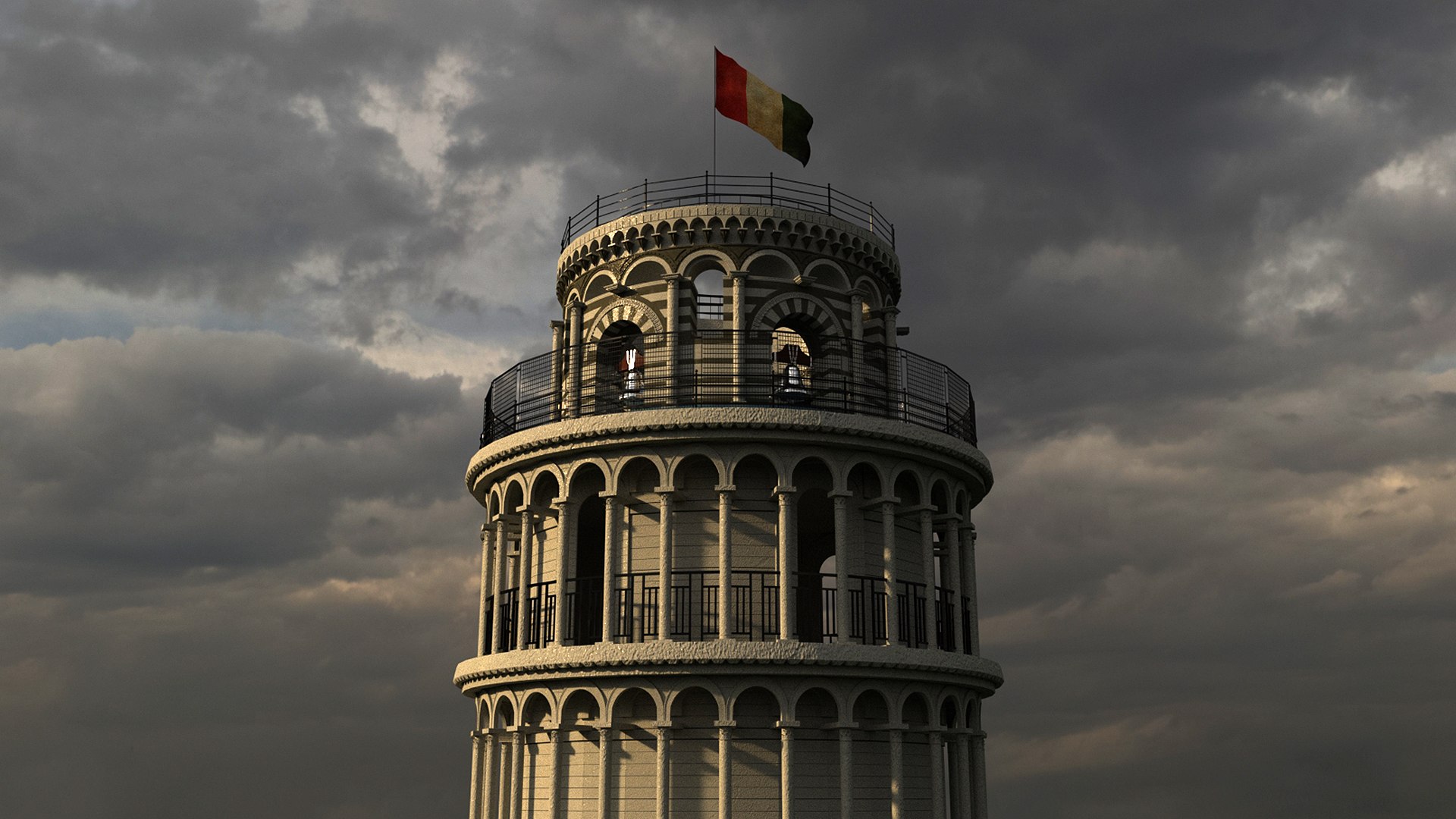 3D Pisa Tower Model - TurboSquid 1912244