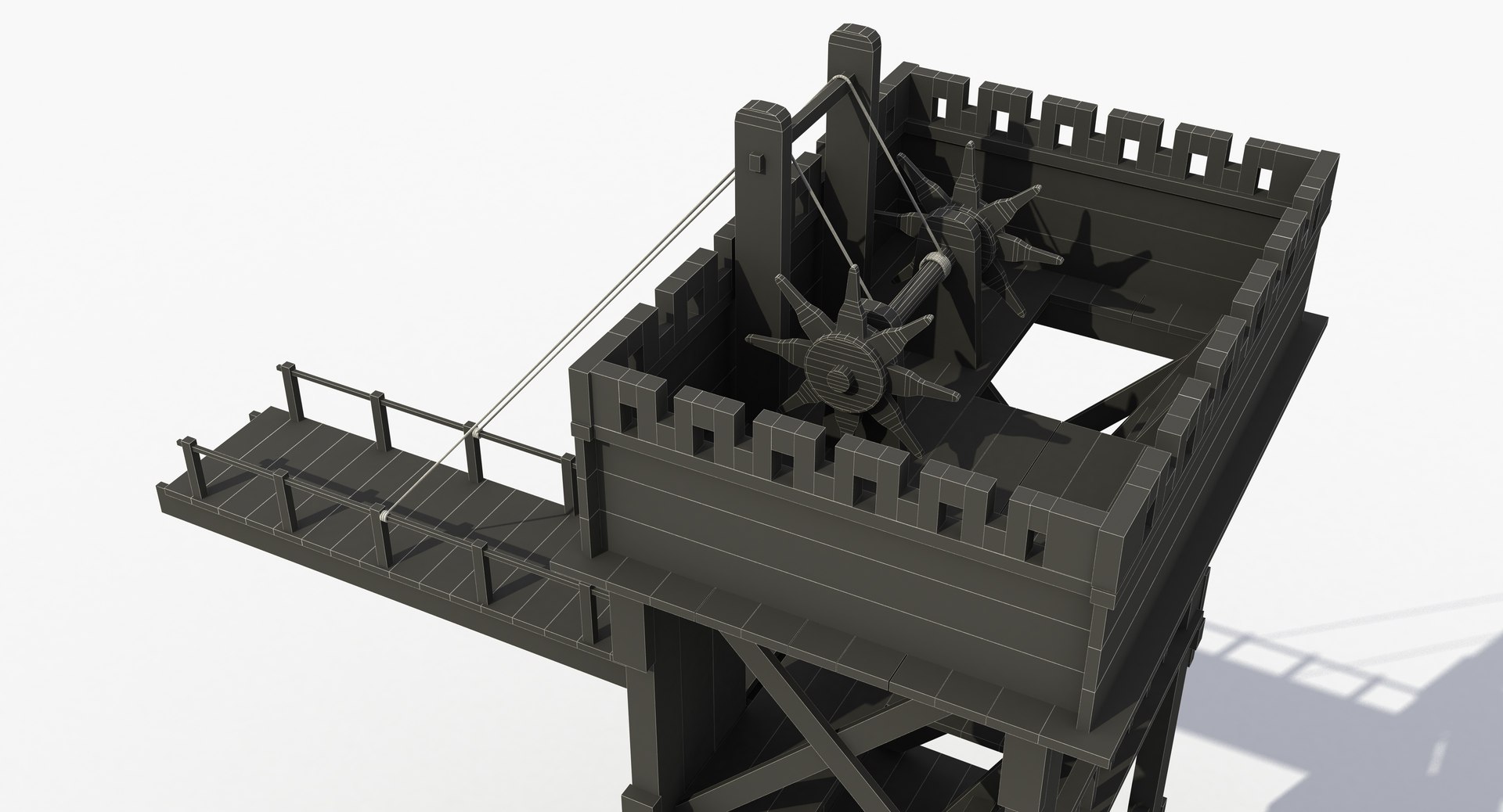 Siege Tower 2 3D Model 3D model - TurboSquid 1909728