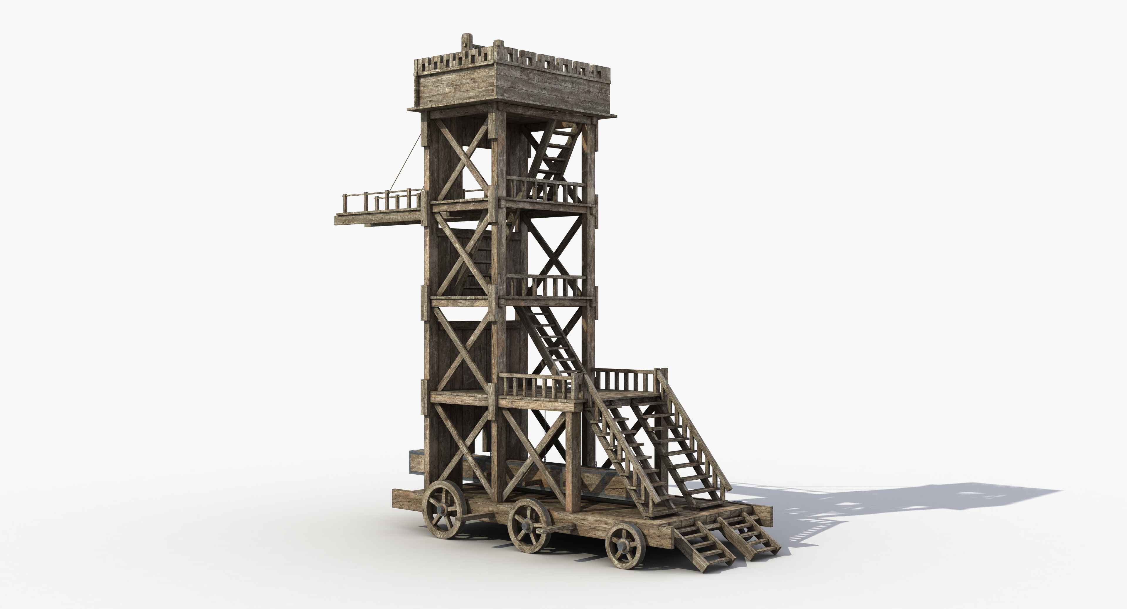 modelo 3d Siege Tower 2 - TurboSquid 1909728