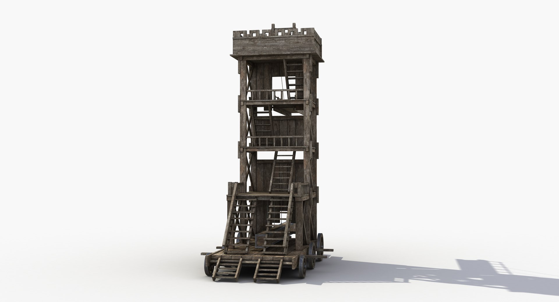 Siege Tower 2 3D Model 3D model - TurboSquid 1909728
