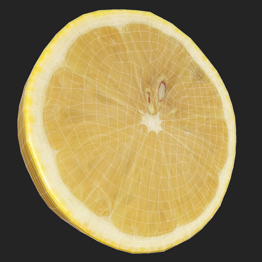 Lemon And Half A Lemon Model - TurboSquid 2010140