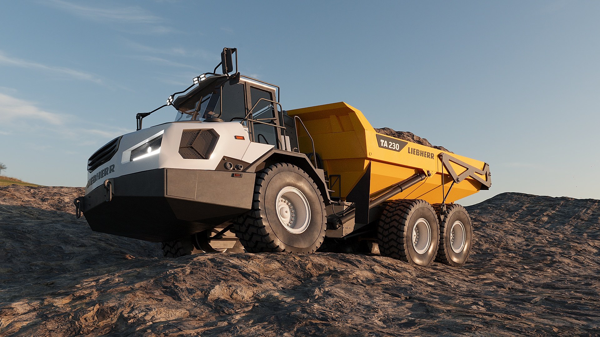 3D Model LIEBHERR TA 230 Litronic - TurboSquid 2189970