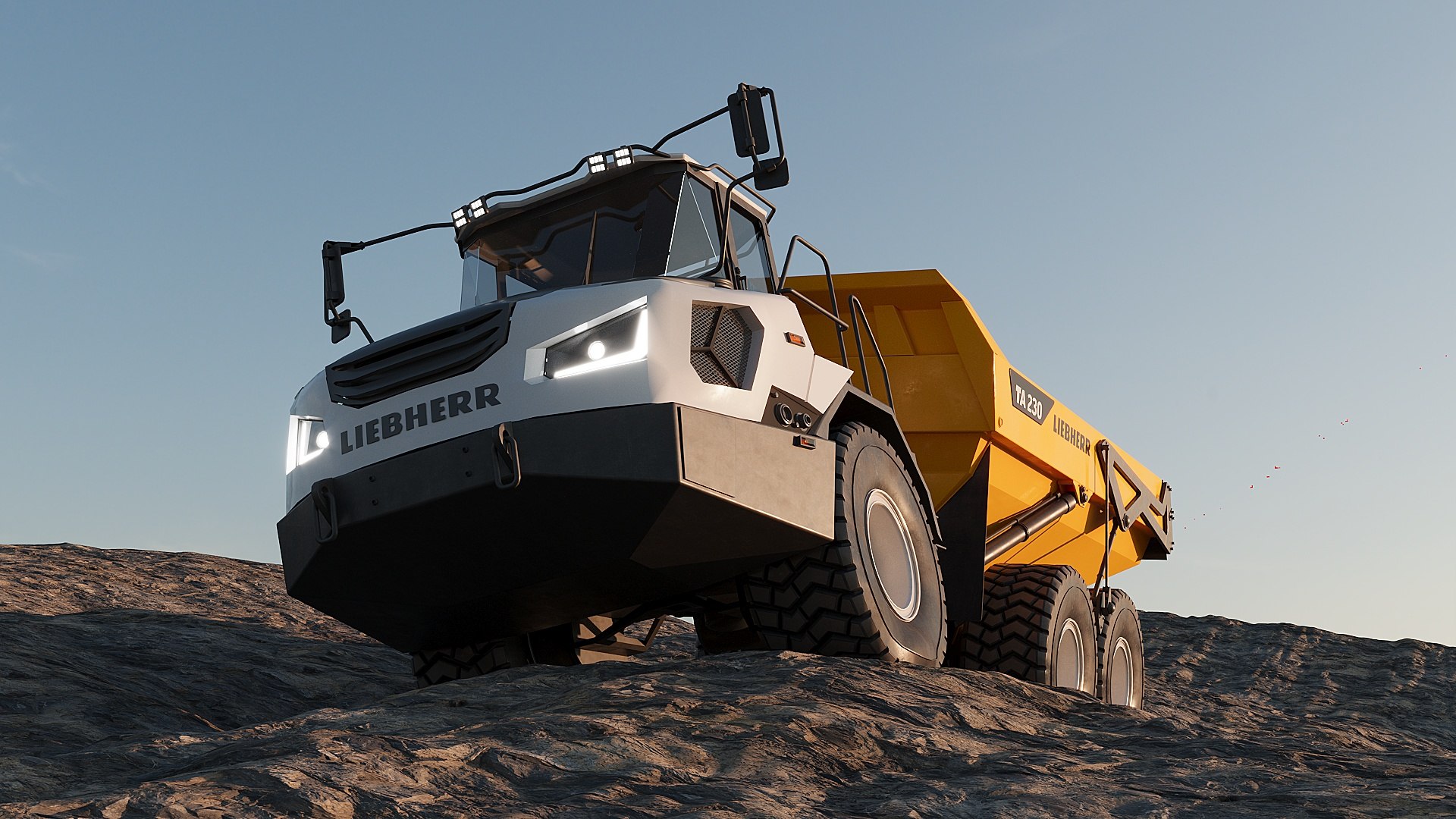 3D Model LIEBHERR TA 230 Litronic - TurboSquid 2189970