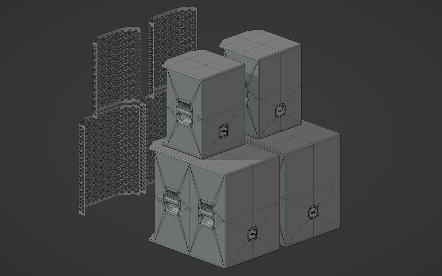 Big Speakers 3D Model - TurboSquid 2028459