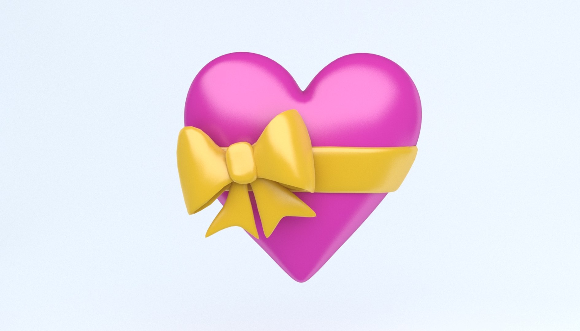 3D Heart Icon Model - TurboSquid 1179383
