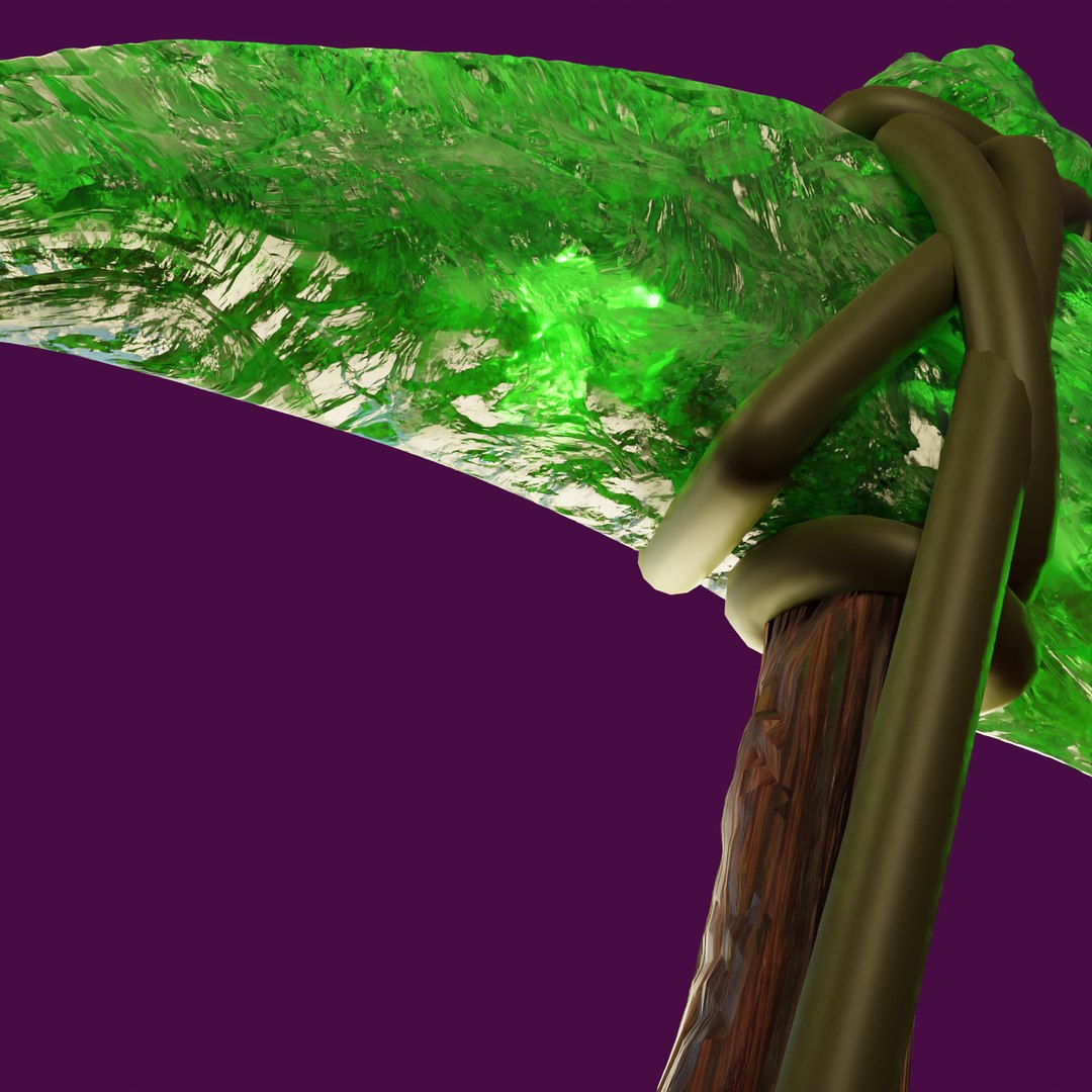 Emerald pickaxe AIOT 3D model - TurboSquid 2148855