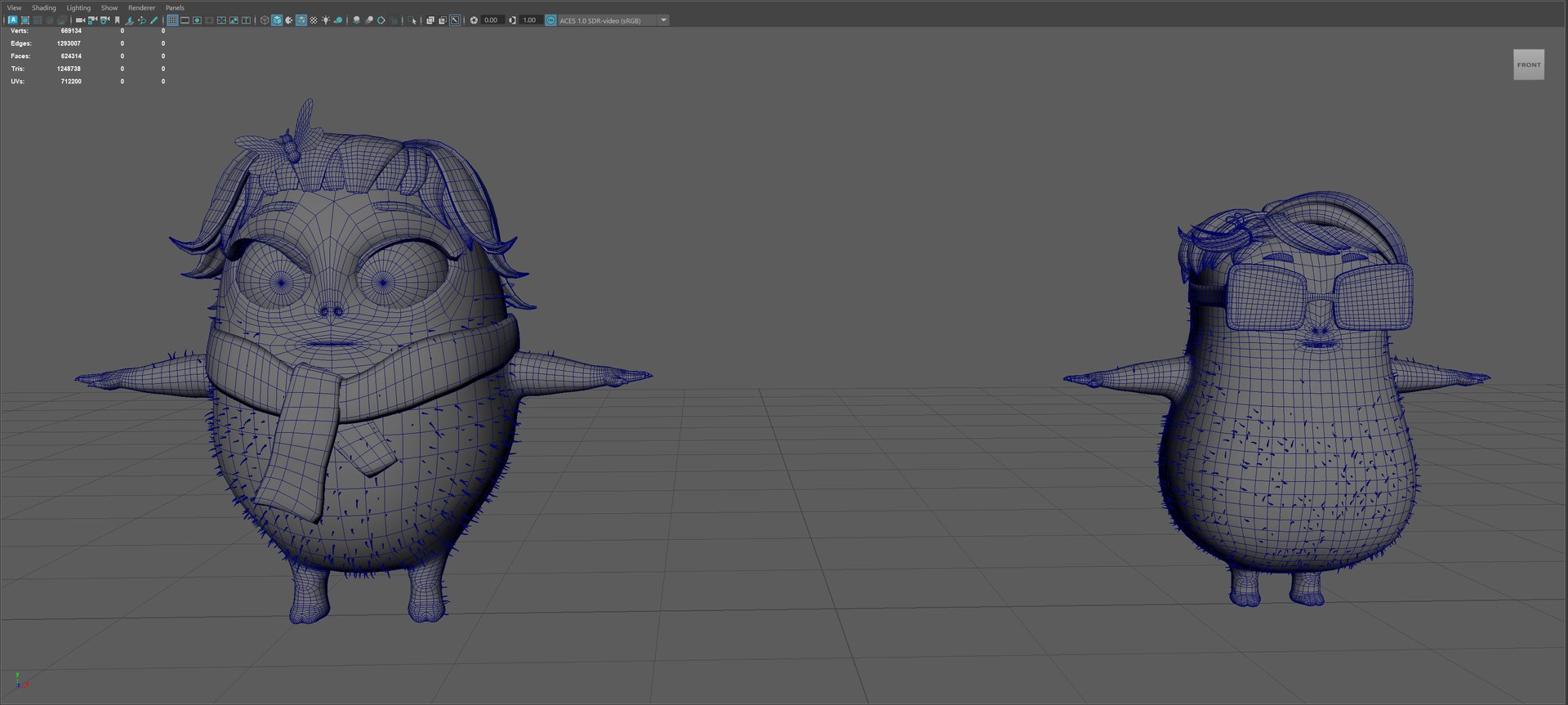 3D Bea And Cas Rigged Character Low-poly 3D Model Model - TurboSquid ...