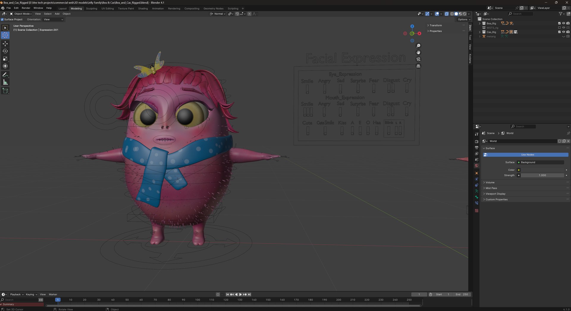 3D Bea And Cas Rigged Character Low-poly 3D Model Model - TurboSquid ...