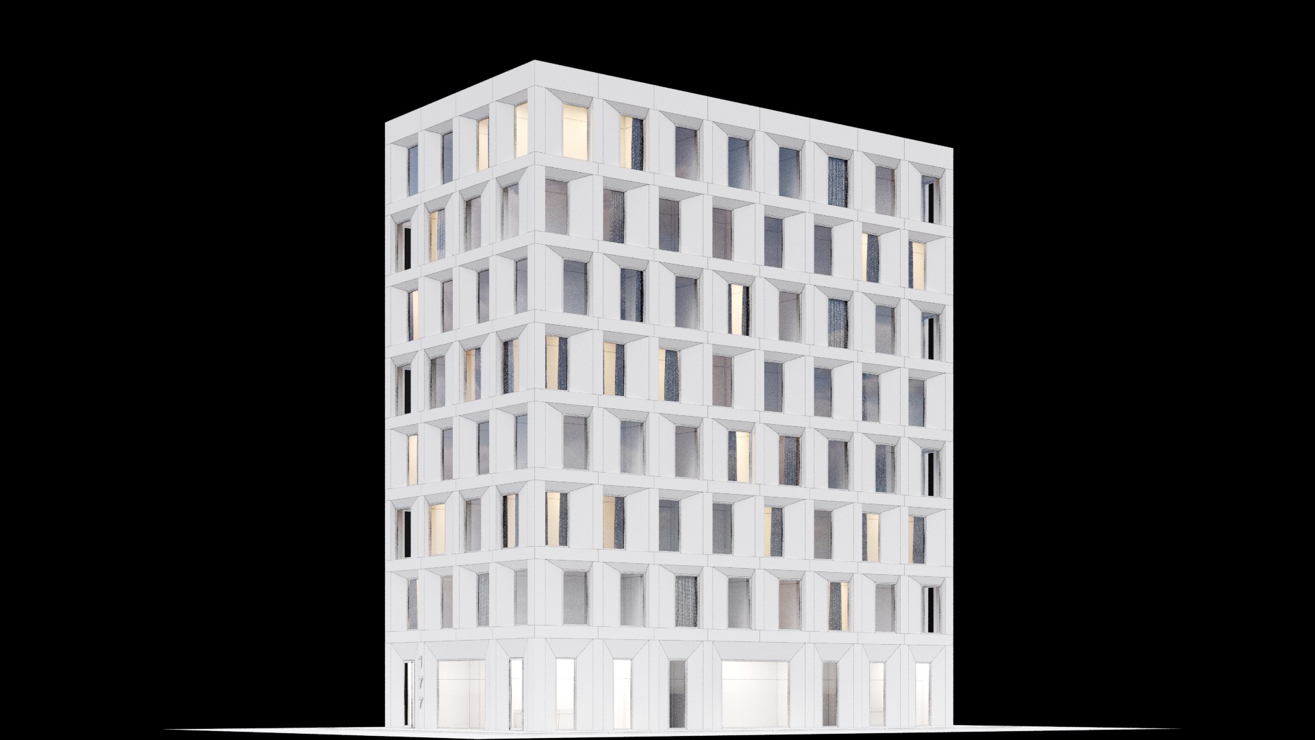 3D Modern Building 4 - TurboSquid 2289835