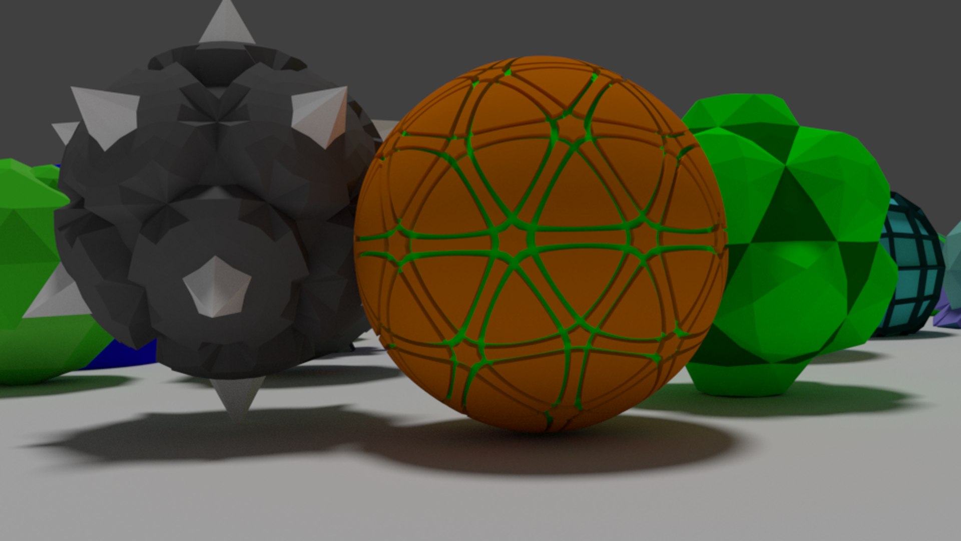 3d pack 50 balls model