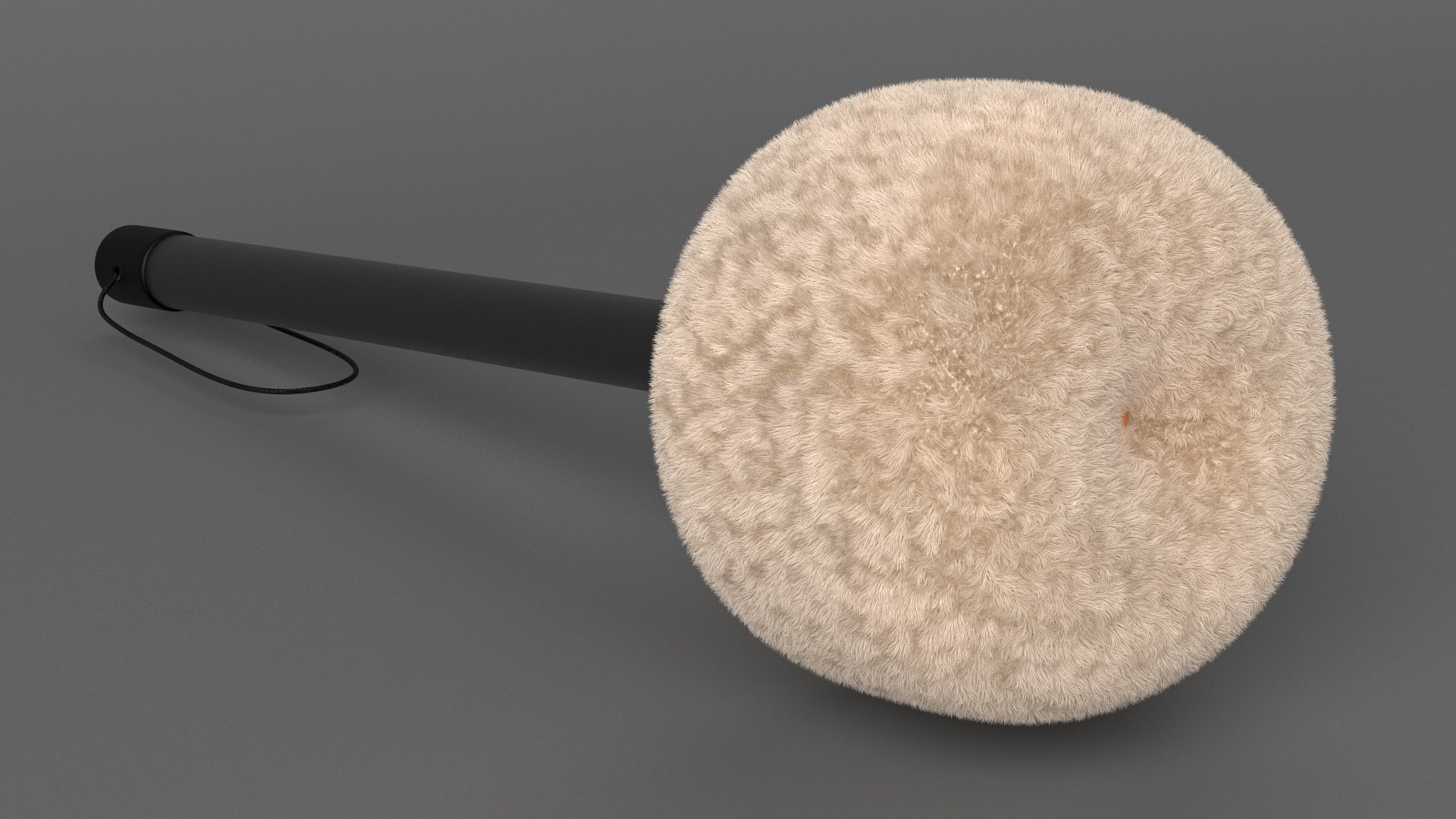 3D Gong Beater Fur - TurboSquid 2180868