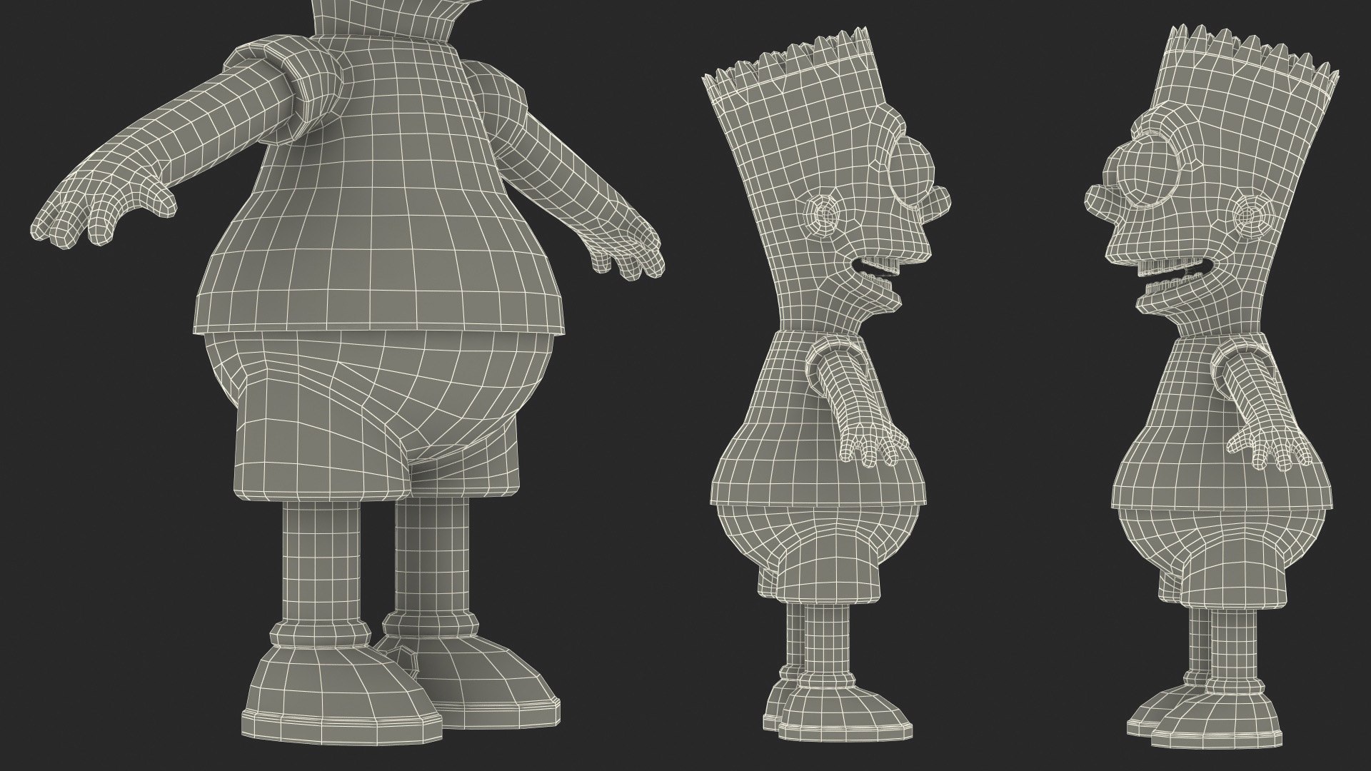 3D Bart Simpson Character Rigged model - TurboSquid 1958187