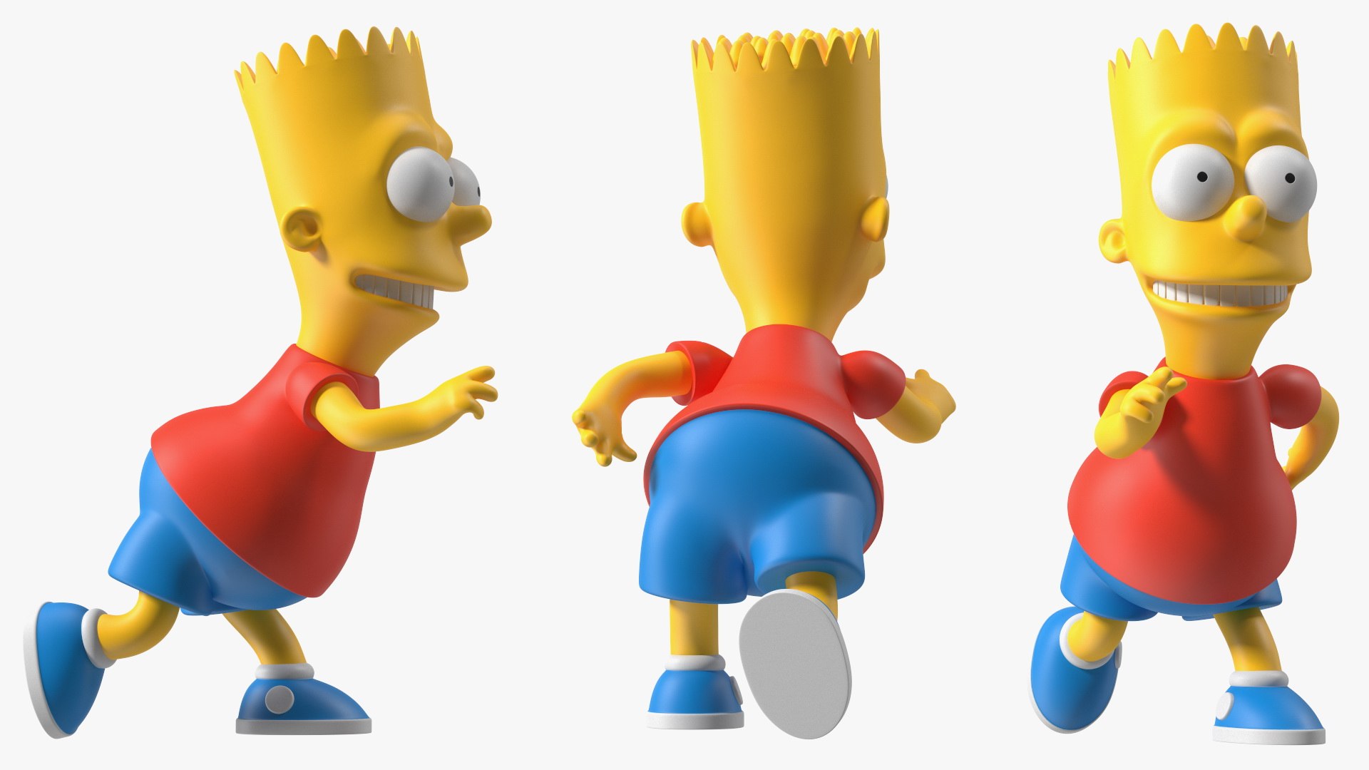 3D Bart Simpson Character Rigged Model - TurboSquid 1958187