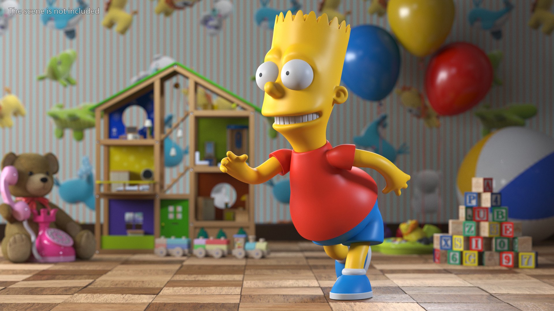 3D Bart Simpson Character Rigged Model - TurboSquid 1958187