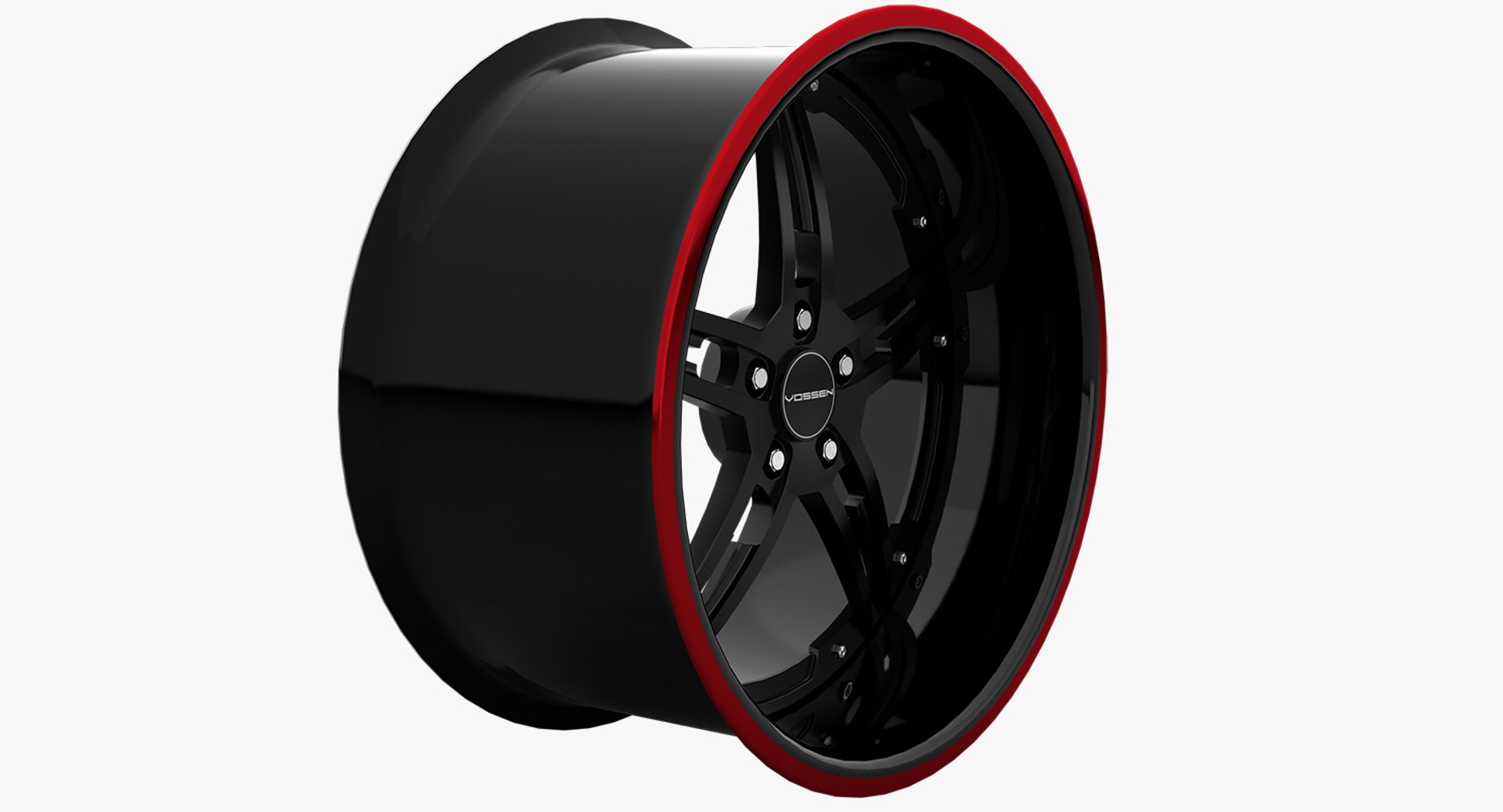 luxury rims vossen forged 3d max