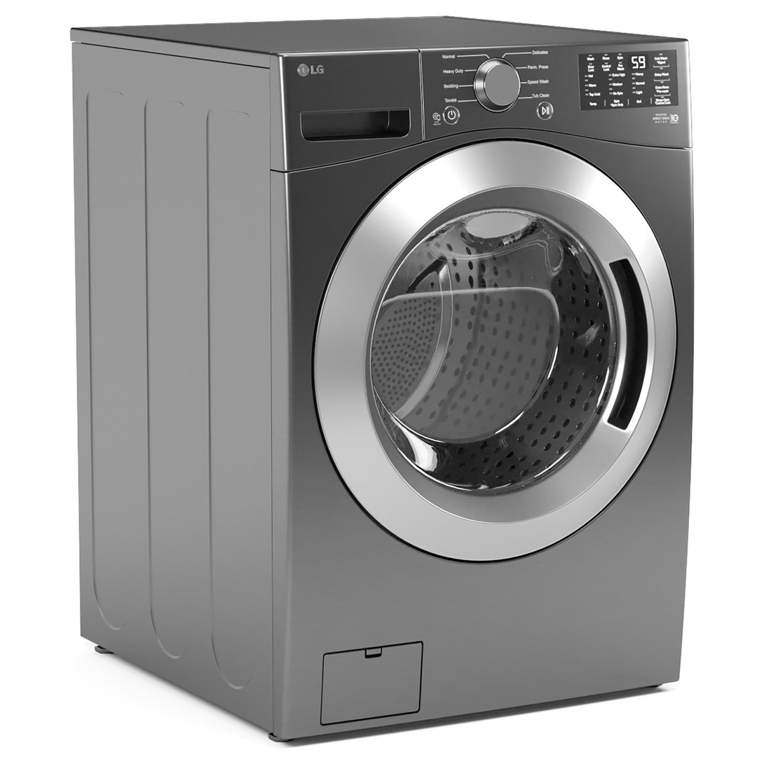 LG Washing Machine 3D Model - TurboSquid 2406139