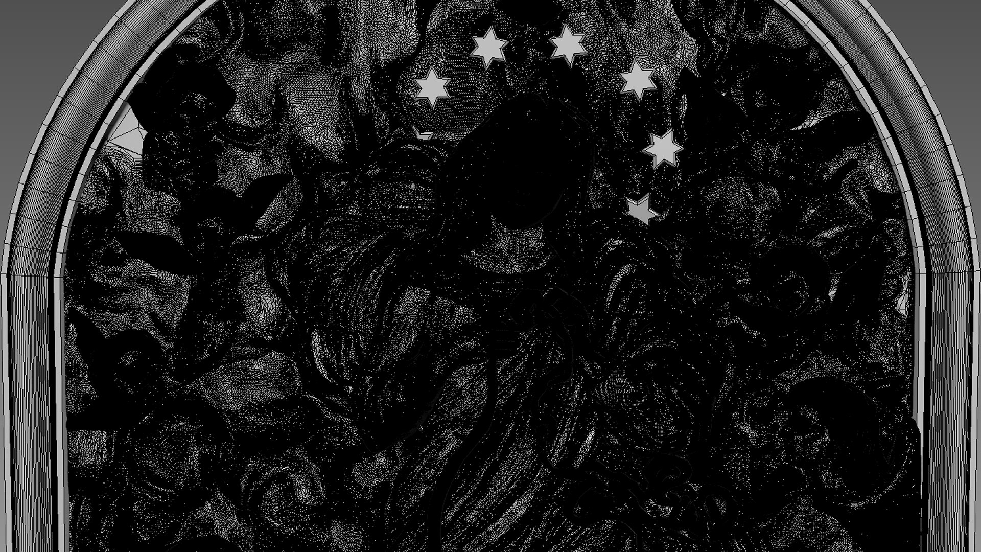 The Virgin Mary Bas-Relief 3D Model - TurboSquid 2100283