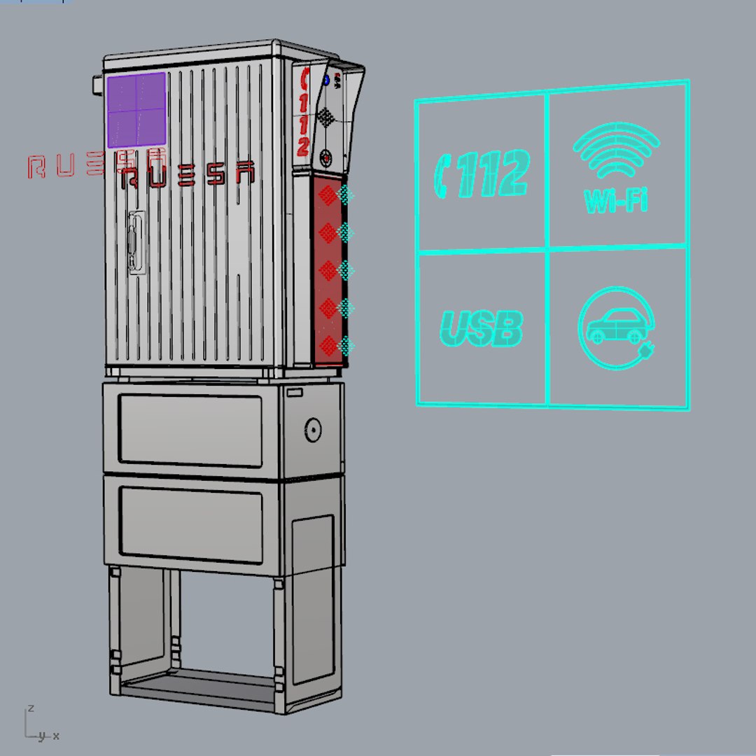 Distribution Cabinet 3D Model - TurboSquid 1325855