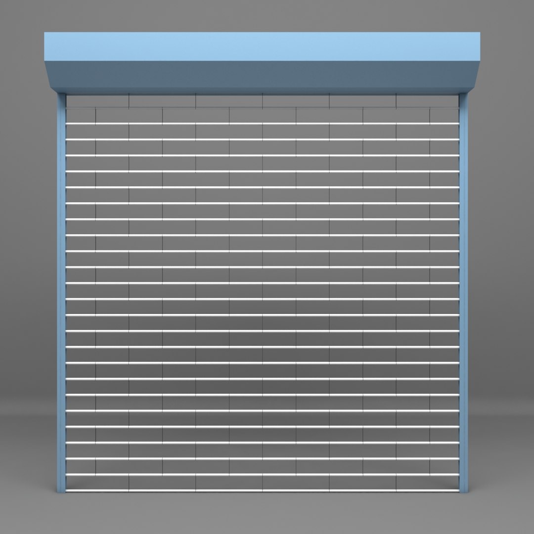 3D Opened Shutter Garages Shops - TurboSquid 1221191