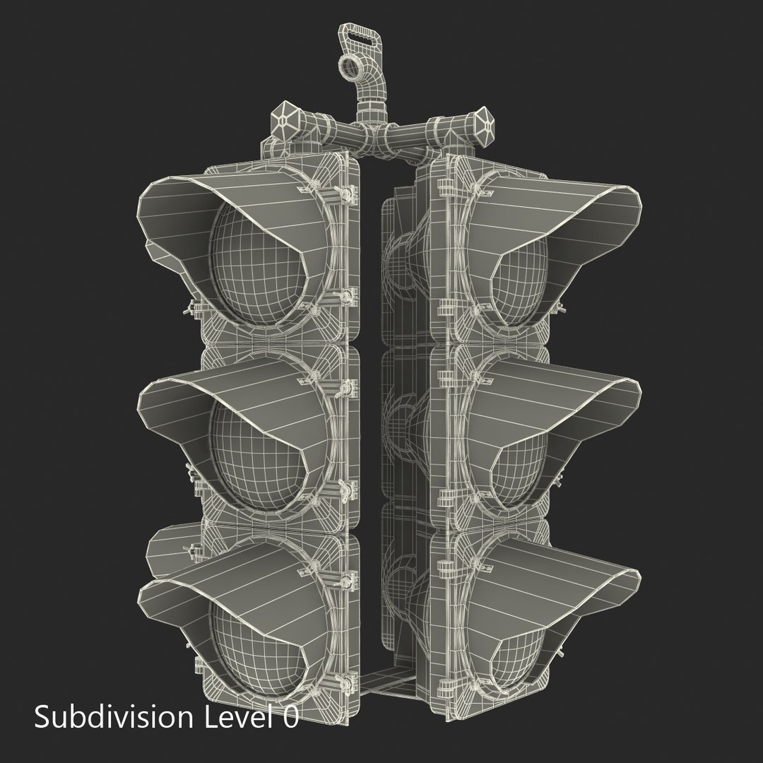 3d model stop light