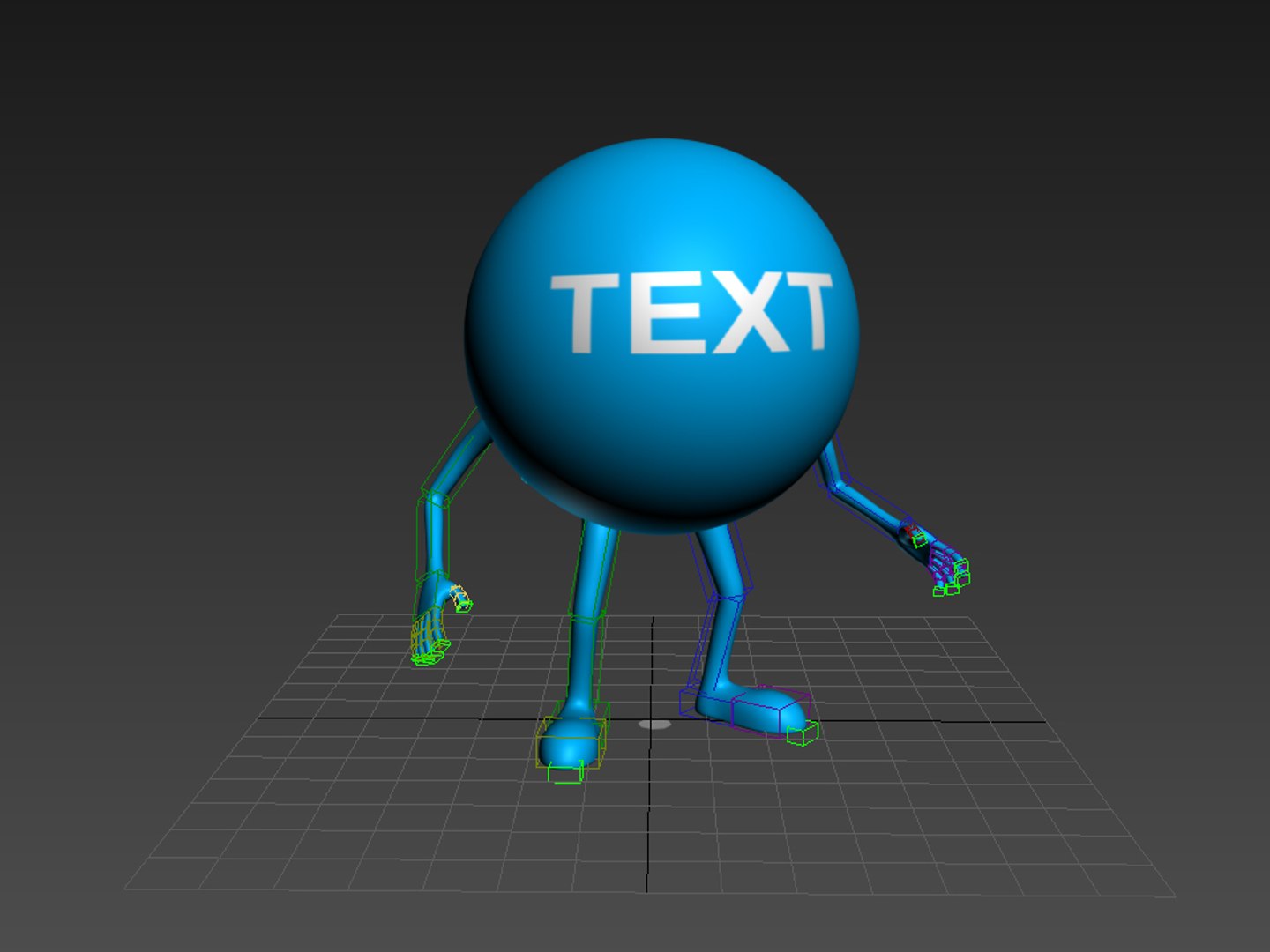 Cartoon Character Rigged Biped 3D Model - TurboSquid 1231369