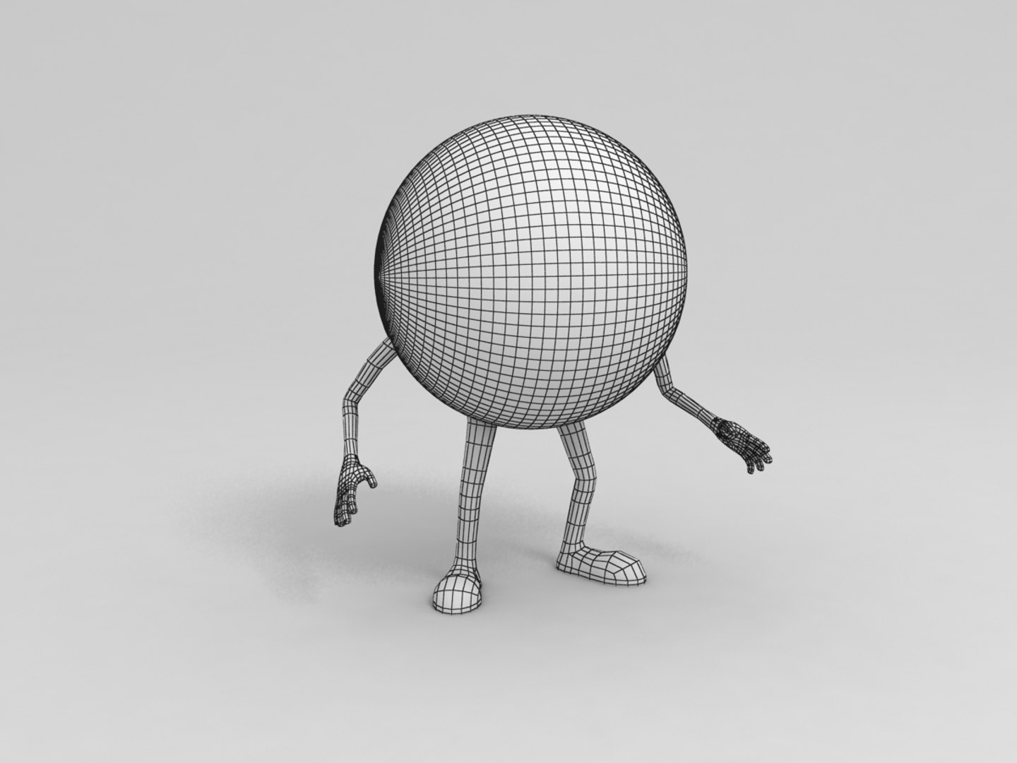 Cartoon Character Rigged Biped 3D Model - TurboSquid 1231369