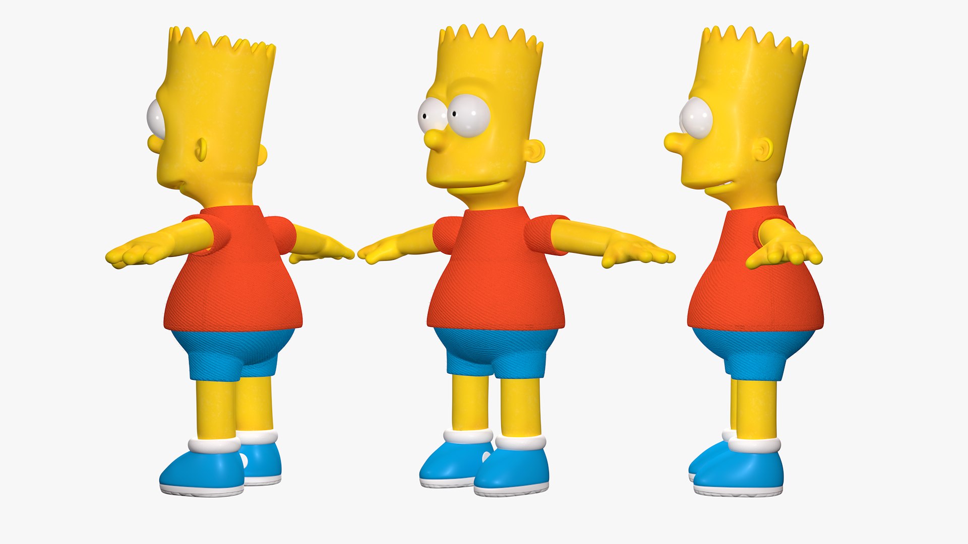 Bart Simpson Character Skateboarding model - TurboSquid 1757548
