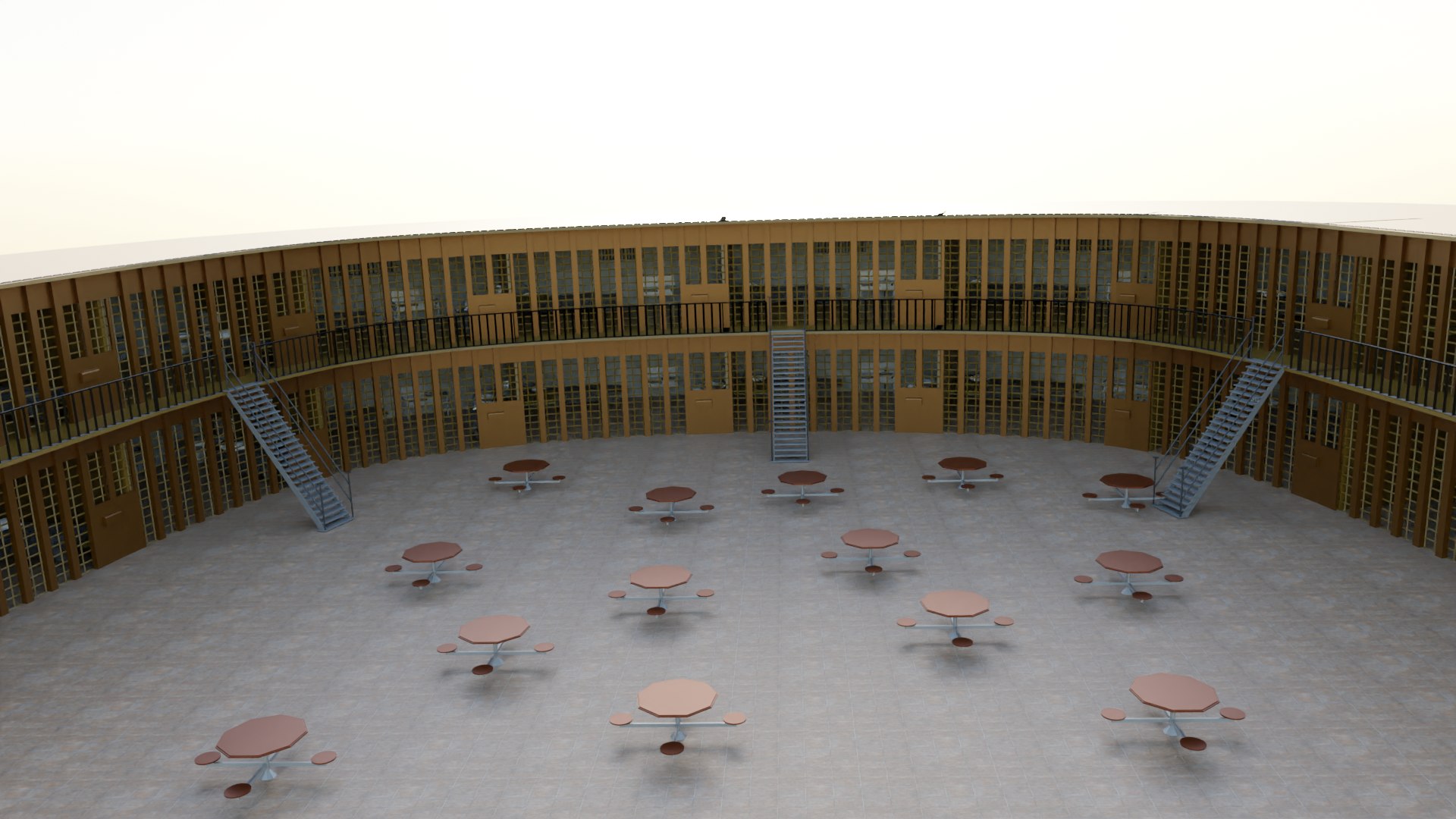 3D Prison Interior Model - TurboSquid 2157306