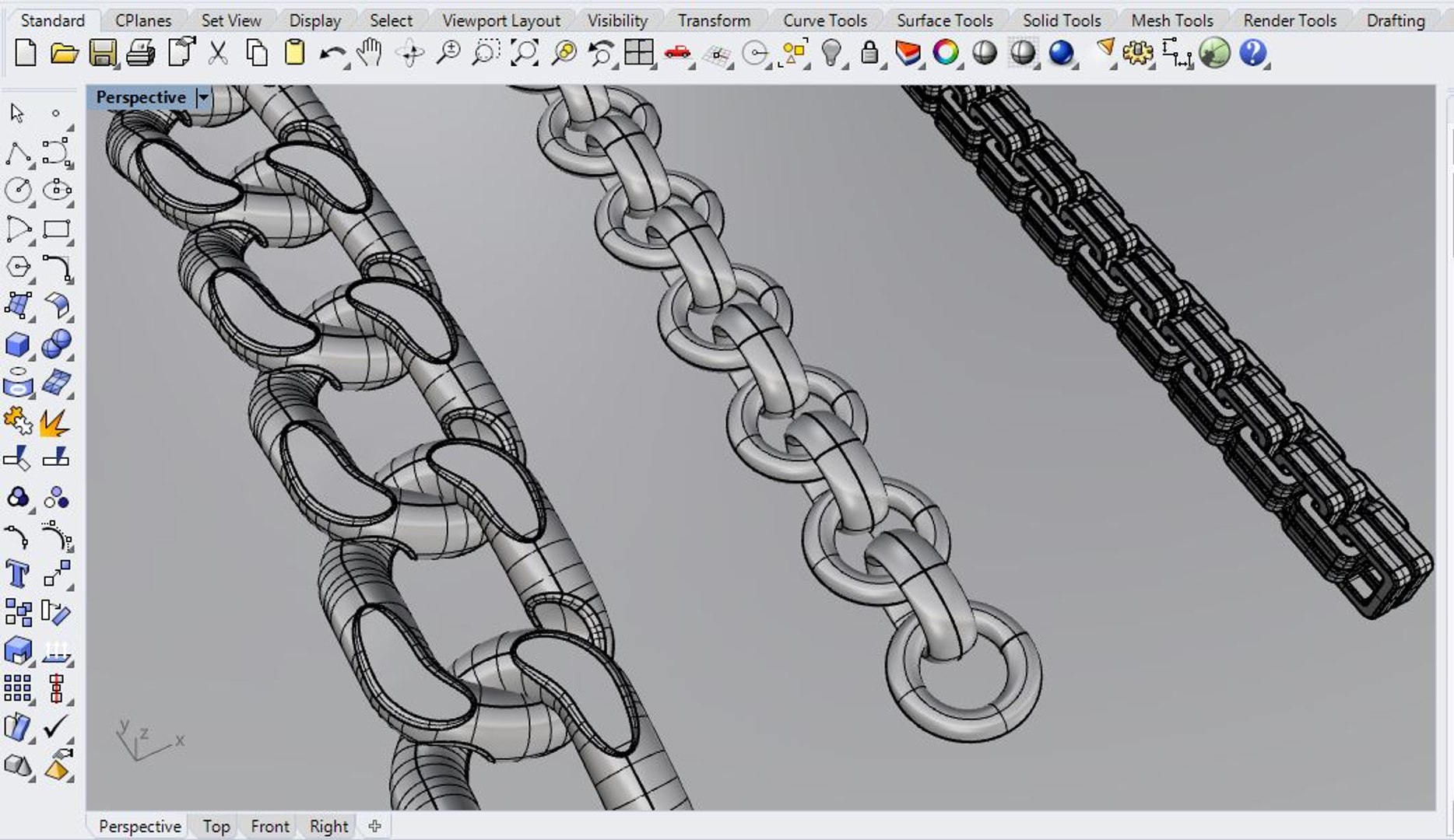 Chain Jewellery Fashion 3D Model - TurboSquid 1530552