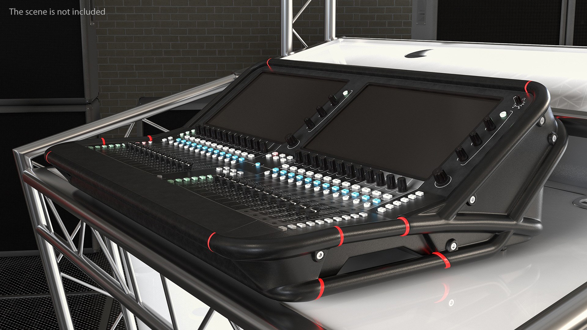 Professional DJ Console Digital Mixer 3D - TurboSquid 2068897