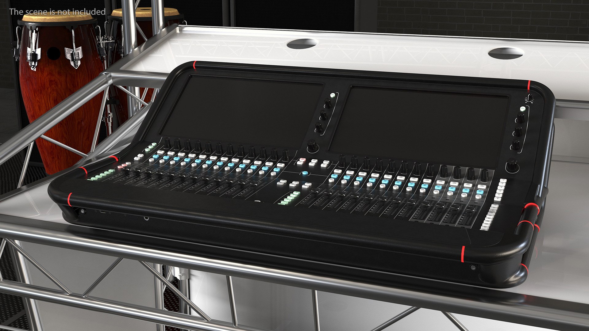 Professional DJ Console Digital Mixer 3D - TurboSquid 2068897