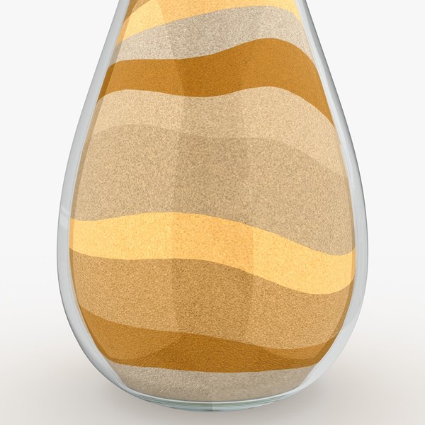 3d realistic colored sand 03 model