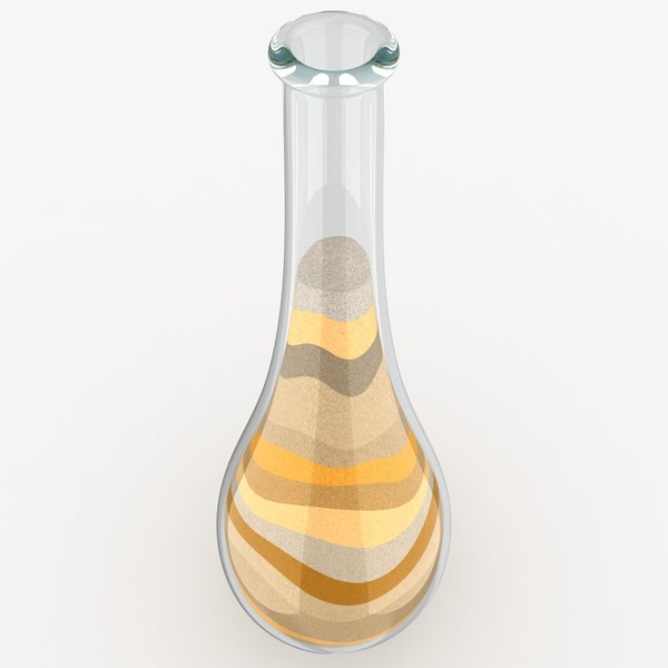 3d realistic colored sand 03 model