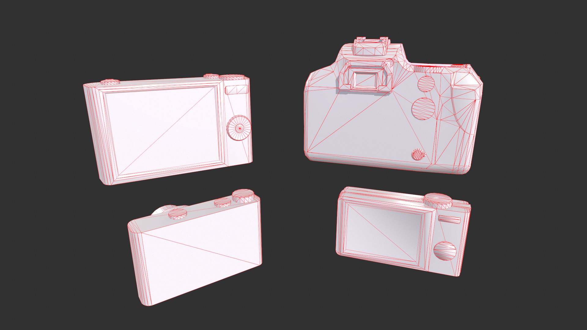 Digital Camera Set 3D Model - TurboSquid 1843804
