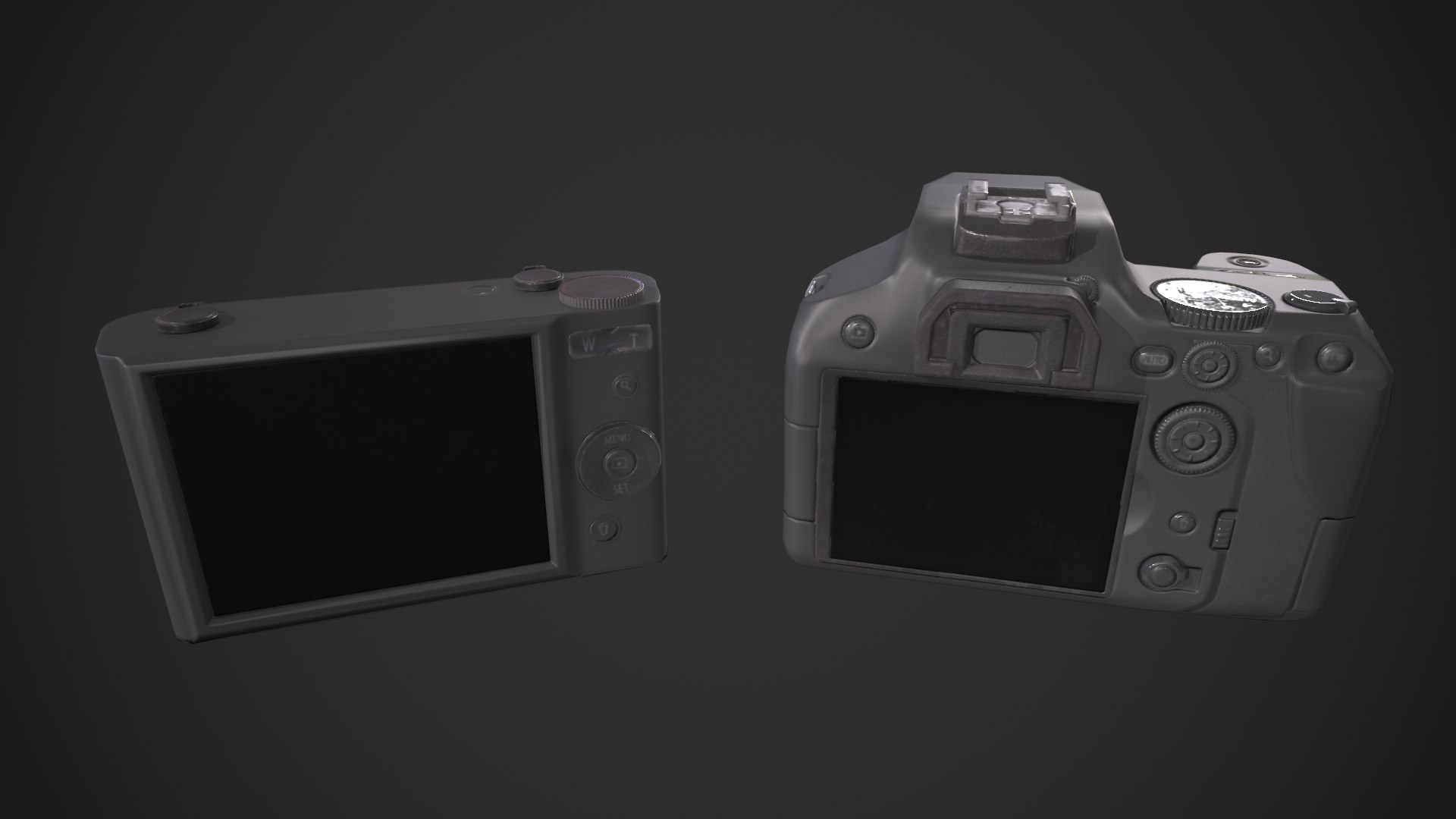 Digital Camera Set 3D Model - TurboSquid 1843804