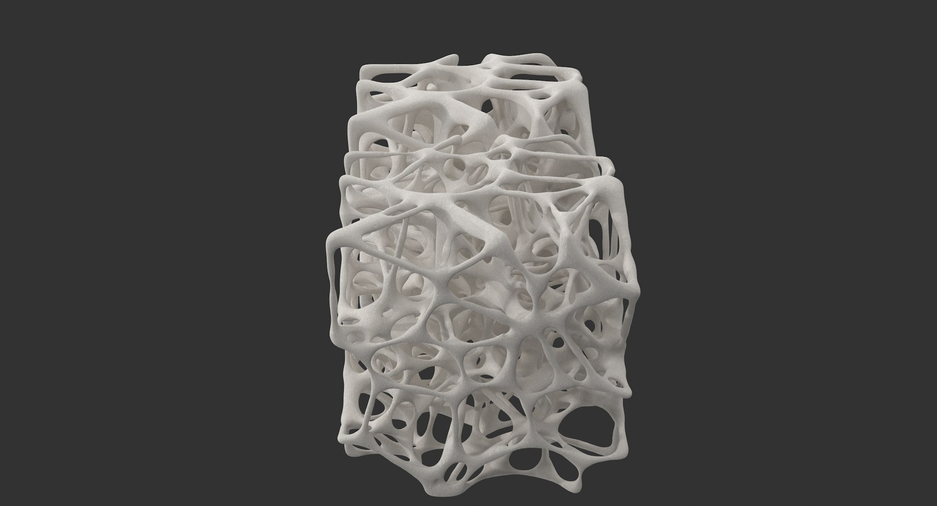 3D Square Bone Structure Model - TurboSquid 1298833